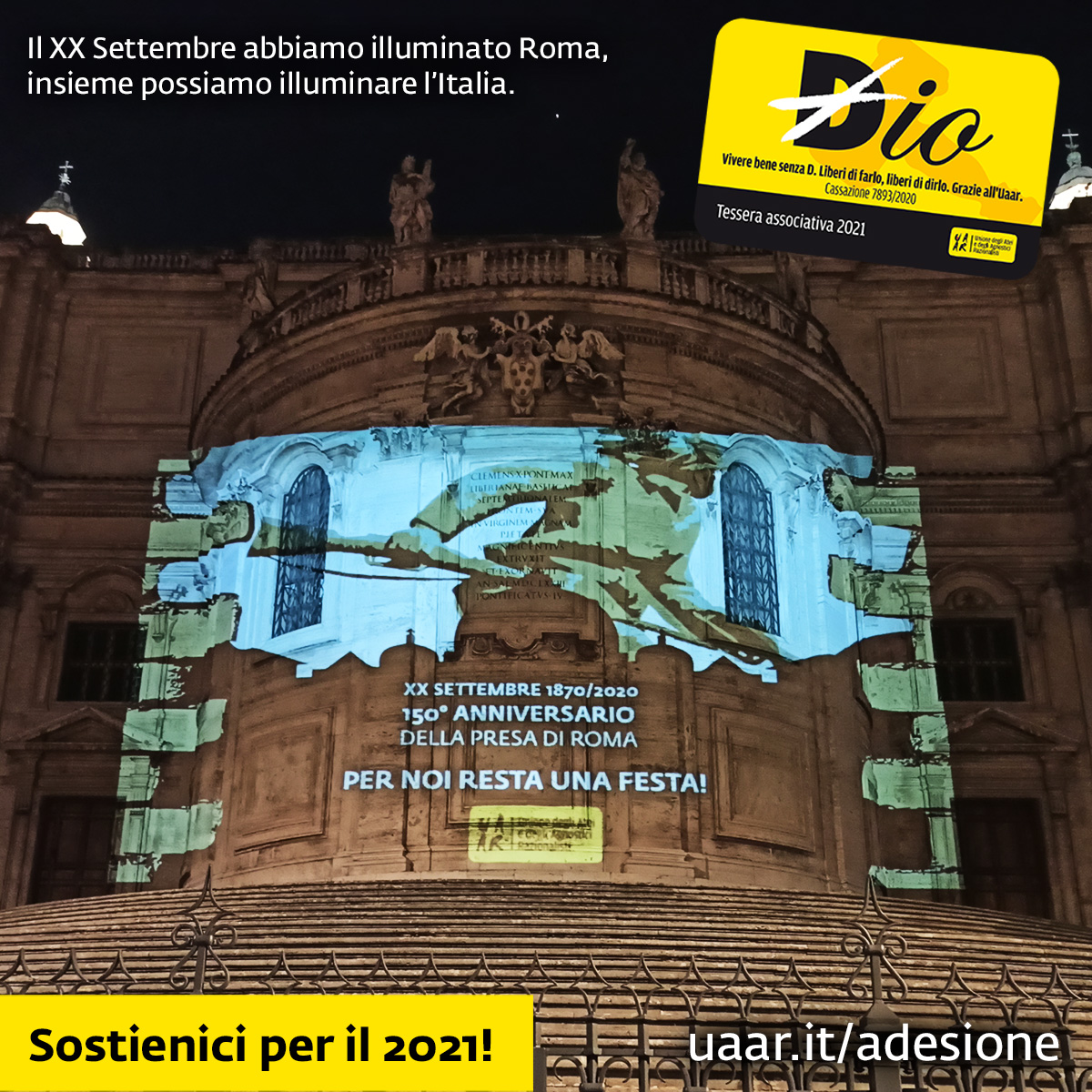 Iscrizione all’Uaar | UAAR